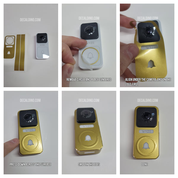 Wrap Skin for Wyze Video Doorbell - Decal Sticker Camo Hide – decaldino